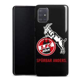 DeinDesign Galaxy A51 Handy Hard Case Schutzh&uuml;lle schwarz Smartphone Backcover Official Licensed Product Transparent 1. Fc K&ouml;ln Hard Case