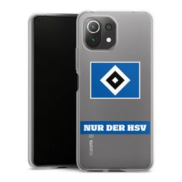 DeinDesign Xiaomi Mi 11 Lite 5G NE Handy Silikon H&uuml;lle Case transparent Handyh&uuml;lle Statement Hsv Hamburger Sv Silikon Case