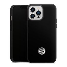 DeinDesign iPhone 13 Pro Max Handy Premium Silikon H&uuml;lle Handyh&uuml;lle schwarz Case Official Licensed Product Fcb Fc Bayern M&uuml;nchen Silikon Premium Case