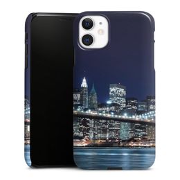 DeinDesign iPhone 11 Handy Premium Case Smartphone Handyh&uuml;lle Schutzh&uuml;lle gl&auml;nzend Usa Brooklyn Bridge New York Premium Case