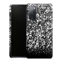 DeinDesign Galaxy S20 FE Handy Premium Case Smartphone Handyh&uuml;lle Schutzh&uuml;lle gl&auml;nzend Glitzer Snowflake Muster Premium Case