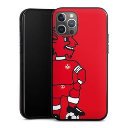 DeinDesign iPhone 12 Pro Handy Silikon H&uuml;lle Case schwarz Handyh&uuml;lle 1. Fc Kaiserslautern Official Licensed Product Soccer