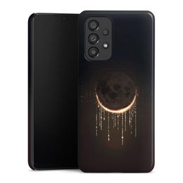 DeinDesign Galaxy A33 5G Handy Premium Case Smartphone Handyh&uuml;lle Schutzh&uuml;lle gl&auml;nzend Full Moon Light Moon Premium Case