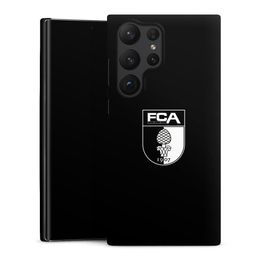 DeinDesign Galaxy S23 Ultra Handy Premium Case Smartphone Handyh&uuml;lle Schutzh&uuml;lle matt Logo Official Licensed Product Fc Augsburg Premium Case