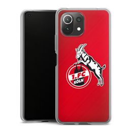 DeinDesign Xiaomi Mi 11 Lite 5G NE Handy Silikon H&uuml;lle Case transparent Handyh&uuml;lle 1. Fc K&ouml;ln Effzeh Official Licensed Product Silikon Case