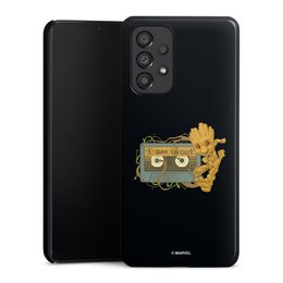 DeinDesign Galaxy A33 5G Handy Premium Case Smartphone Handyh&uuml;lle Schutzh&uuml;lle gl&auml;nzend Guardians Of The Galaxy Groot Marvel Premium Case