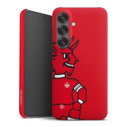 DeinDesign Galaxy S25 Handy Premium Case Smartphone Handyh&uuml;lle Schutzh&uuml;lle matt 1. Fc Kaiserslautern Official Licensed Product Soccer Premium Case
