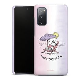 DeinDesign Galaxy S20 FE Handy Premium Case Smartphone Handyh&uuml;lle Schutzh&uuml;lle gl&auml;nzend Snoopy Official Licensed Product Peanuts Premium Case