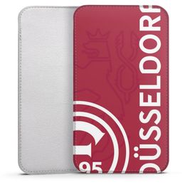 DeinDesign iPhone 16 Pro Max Handy H&uuml;lle Tasche Sleeve Socke Schutzh&uuml;lle Lettering F95 Fortuna D&uuml;sseldorf Sleeve