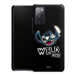 DeinDesign Galaxy S20 FE Handy Premium Case Smartphone Handyh&uuml;lle Schutzh&uuml;lle gl&auml;nzend Official Licensed Product Disney Lilo & Stitch Premium Case