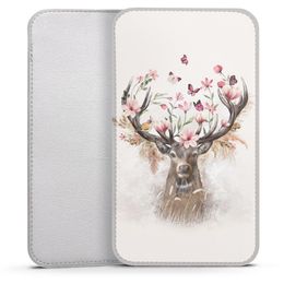 DeinDesign iPhone 16 Pro Max Handy H&uuml;lle Tasche Sleeve Socke Schutzh&uuml;lle Deer Flowers Animals Sleeve