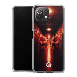 DeinDesign Xiaomi Mi 11 Lite 5G NE Handy Silikon H&uuml;lle Case transparent Handyh&uuml;lle Official Licensed Product Fc St. Pauli Silikon Case