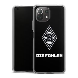 DeinDesign Xiaomi Mi 11 Lite 5G NE Handy Silikon H&uuml;lle Case transparent Handyh&uuml;lle Gladbach Borussia M&ouml;nchengladbach Die Fohlen Silikon Case