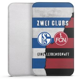 DeinDesign iPhone 16 Pro Max Handy H&uuml;lle Tasche Sleeve Socke Schutzh&uuml;lle Friendship 1. Fc N&uuml;rnberg Fc Schalke 04 Sleeve