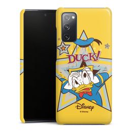 DeinDesign Galaxy S20 FE Handy Premium Case Smartphone Handyh&uuml;lle Schutzh&uuml;lle gl&auml;nzend Disney Official Licensed Product Donald Duck Premium Case