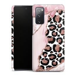 DeinDesign Galaxy S20 FE Handy Premium Case Smartphone Handyh&uuml;lle Schutzh&uuml;lle gl&auml;nzend Glitzer Marble Leopard Premium Case