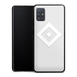 DeinDesign Galaxy A51 Handy Hard Case Schutzh&uuml;lle schwarz Smartphone Backcover Hsv Hamburger Sv Coat Of Arms Hard Case