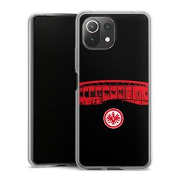 DeinDesign Xiaomi Mi 11 Lite 5G NE Handy Silikon H&uuml;lle Case transparent Handyh&uuml;lle Eintracht Frankfurt Stadium Official Licensed Product Silikon Case