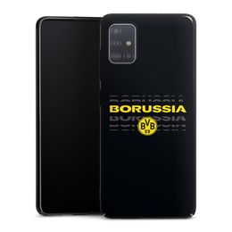 DeinDesign Galaxy A51 Handy Hard Case Schutzh&uuml;lle schwarz Smartphone Backcover Official Licensed Product Bvb Borussia Dortmund Hard Case