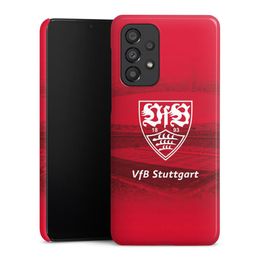 DeinDesign Galaxy A33 5G Handy Premium Case Smartphone Handyh&uuml;lle Schutzh&uuml;lle gl&auml;nzend Stadium Vfb Stuttgart Official Licensed Product Premium Case