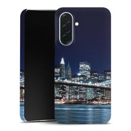 DeinDesign Galaxy A36 5G Handy Premium Case Smartphone Handyh&uuml;lle Schutzh&uuml;lle matt Usa Brooklyn Bridge New York Premium Case
