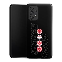 DeinDesign Galaxy A33 5G Handy Premium Case Smartphone Handyh&uuml;lle Schutzh&uuml;lle gl&auml;nzend Logo Eagle Eintracht Frankfurt Premium Case