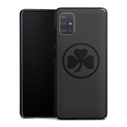 DeinDesign Galaxy A51 Handy Hard Case Schutzh&uuml;lle schwarz Smartphone Backcover Official Licensed Product Spvgg Greuther F&uuml;rth Clover Hard Case