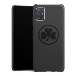 DeinDesign Galaxy A51 Handy Premium Case Smartphone Handyh&uuml;lle Schutzh&uuml;lle gl&auml;nzend Official Licensed Product Spvgg Greuther F&uuml;rth Clover Premium Case