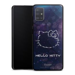 DeinDesign Galaxy A51 Handy Hard Case Schutzh&uuml;lle schwarz Smartphone Backcover Merchandise Hello Kitty Weltall Hard Case