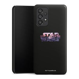 DeinDesign Galaxy A33 5G Handy Premium Case Smartphone Handyh&uuml;lle Schutzh&uuml;lle gl&auml;nzend Star Wars The Child The Mandalorian Premium Case