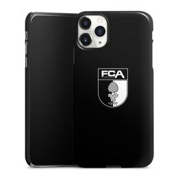DeinDesign iPhone 11 Pro Max Handy Premium Case Smartphone Handyh&uuml;lle Schutzh&uuml;lle gl&auml;nzend Logo Official Licensed Product Fc Augsburg Premium Case