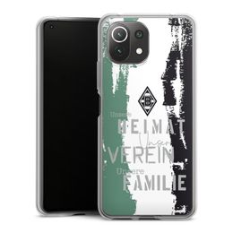 DeinDesign Xiaomi Mi 11 Lite 5G NE Handy Silikon H&uuml;lle Case transparent Handyh&uuml;lle Borussia M&ouml;nchengladbach Statement Official Licensed Product Silikon Case