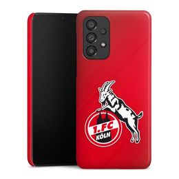 DeinDesign Galaxy A33 5G Handy Premium Case Smartphone Handyh&uuml;lle Schutzh&uuml;lle gl&auml;nzend Effzeh Official Licensed Product 1. Fc K&ouml;ln Premium Case