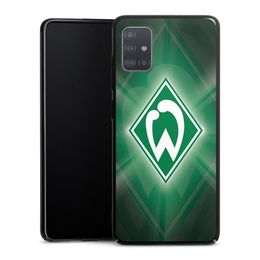 DeinDesign Galaxy A51 Handy Hard Case Schutzh&uuml;lle schwarz Smartphone Backcover Sv Werder Bremen Coat Of Arms Official Licensed Product Hard Case