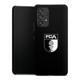 DeinDesign Galaxy A53 5G Handy Premium Case Smartphone Handyh&uuml;lle Schutzh&uuml;lle matt Official Licensed Product Logo Fc Augsburg Premium Case