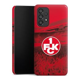 DeinDesign Galaxy A33 5G Handy Premium Case Smartphone Handyh&uuml;lle Schutzh&uuml;lle gl&auml;nzend 1. Fc Kaiserslautern 1. Fck Official Licensed Product Premium Case