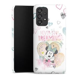 DeinDesign Galaxy A33 5G Handy Premium Case Smartphone Handyh&uuml;lle Schutzh&uuml;lle gl&auml;nzend Official Licensed Product Disney Minnie Mouse Premium Case