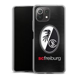 DeinDesign Xiaomi Mi 11 Lite 5G NE Handy Silikon H&uuml;lle Case transparent Handyh&uuml;lle Scratch Official Licensed Product Sc Freiburg Silikon Case