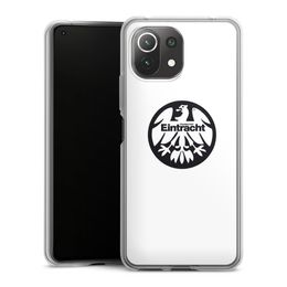 DeinDesign Xiaomi Mi 11 Lite 5G NE Handy Silikon H&uuml;lle Case transparent Handyh&uuml;lle Eintracht Frankfurt Logo Eagle Silikon Case