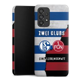 DeinDesign Galaxy A33 5G Handy Premium Case Smartphone Handyh&uuml;lle Schutzh&uuml;lle gl&auml;nzend 1. Fc N&uuml;rnberg Friendship Fc Schalke 04 Premium Case