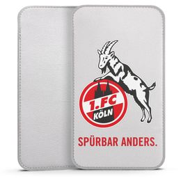 DeinDesign iPhone 16 Pro Max Handy H&uuml;lle Tasche Sleeve Socke Schutzh&uuml;lle Official Licensed Product Transparent 1. Fc K&ouml;ln Sleeve