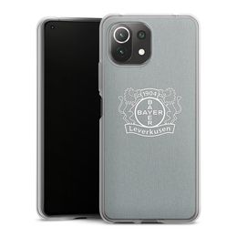 DeinDesign Xiaomi Mi 11 Lite 5G NE Handy Silikon H&uuml;lle Case transparent Handyh&uuml;lle Bayer 04 Leverkusen Coat Of Arms Official Licensed Product Silikon Case