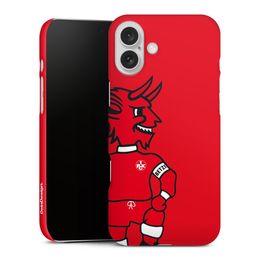 DeinDesign iPhone 16 Plus Handy Premium Case Smartphone Handyh&uuml;lle Schutzh&uuml;lle matt 1. Fc Kaiserslautern Official Licensed Product Soccer Premium Case