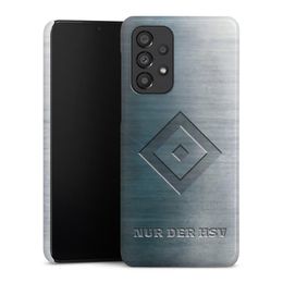 DeinDesign Galaxy A33 5G Handy Premium Case Smartphone Handyh&uuml;lle Schutzh&uuml;lle gl&auml;nzend Hamburger Sv Metallic Look Hsv Premium Case