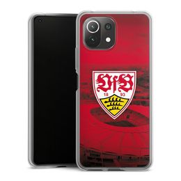 DeinDesign Xiaomi Mi 11 Lite 5G NE Handy Silikon H&uuml;lle Case transparent Handyh&uuml;lle Vfb Stuttgart Official Licensed Product Stadium Silikon Case