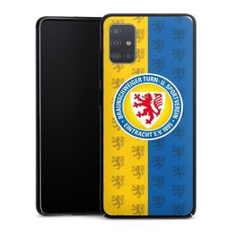 DeinDesign Galaxy A51 Handy Hard Case Schutzh&uuml;lle schwarz Smartphone Backcover Logo Eintracht Braunschweig Official Licensed Product Hard Case
