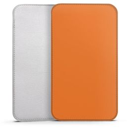DeinDesign iPhone 16 Pro Max Handy H&uuml;lle Tasche Sleeve Socke Schutzh&uuml;lle Orange Unicoloured Colour Sleeve