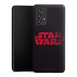 DeinDesign Galaxy A33 5G Handy Premium Case Smartphone Handyh&uuml;lle Schutzh&uuml;lle gl&auml;nzend Logo Star Wars Merchandise Premium Case