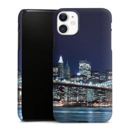 DeinDesign iPhone 11 Handy Premium Case Smartphone Handyh&uuml;lle Schutzh&uuml;lle matt Usa Brooklyn Bridge New York Premium Case