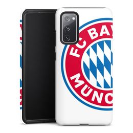 DeinDesign Galaxy S20 FE Handy Panzer Handyh&uuml;lle robuste Outdoor H&uuml;lle Schutzh&uuml;lle matt Logo Fcb Fc Bayern M&uuml;nchen Tough Case